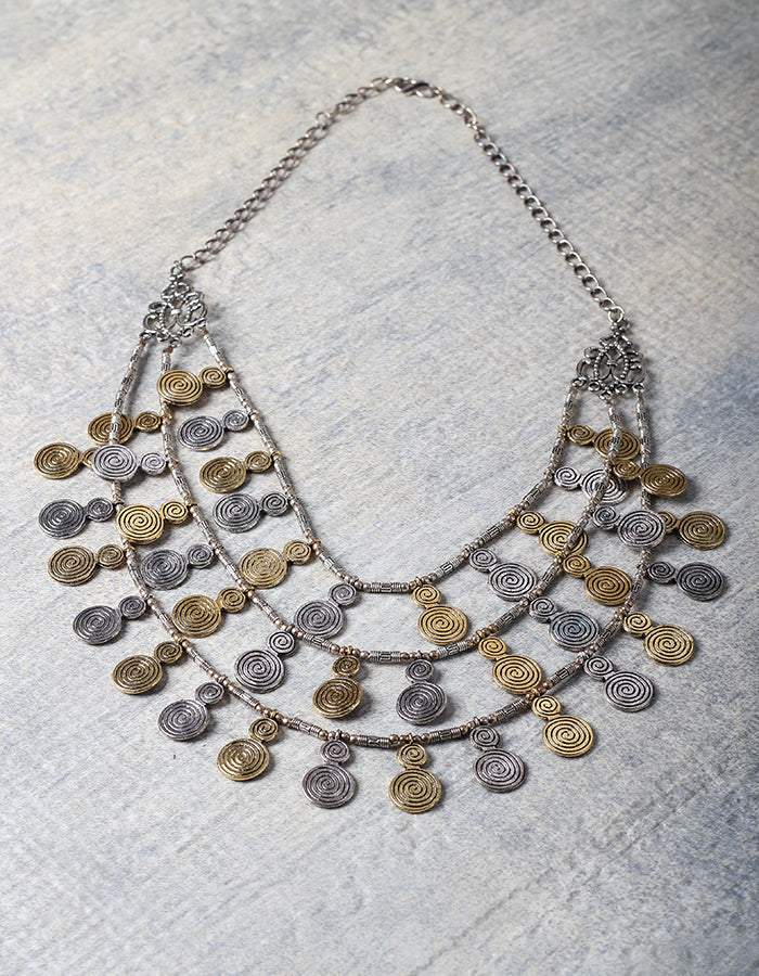 Multi Layer Long Necklace – NEERJA INTERNATIONAL INC