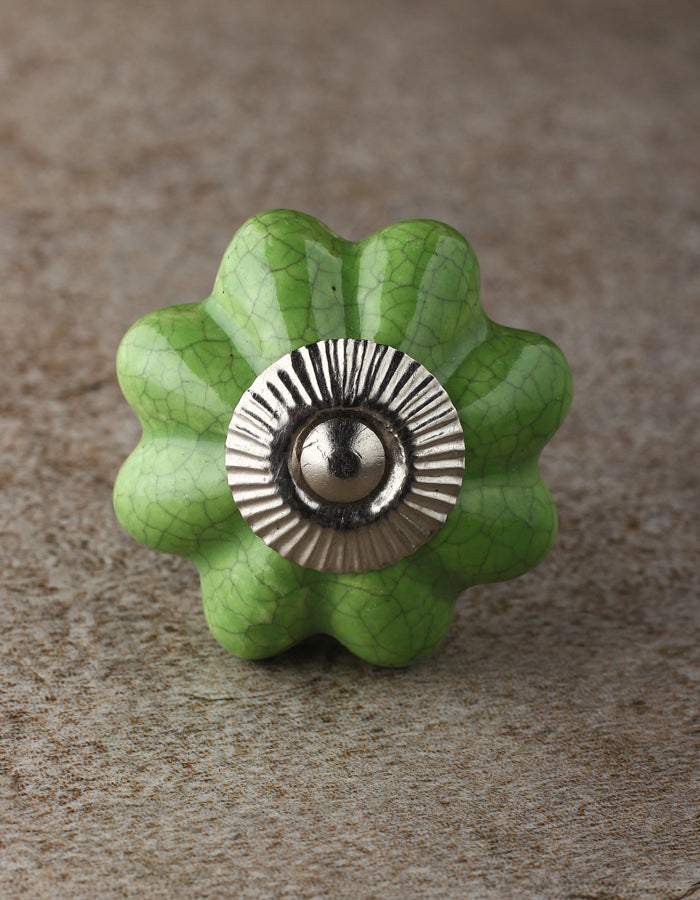Cracked Light Green Ceramic Cabinet Knob – NEERJA INTERNATIONAL INC