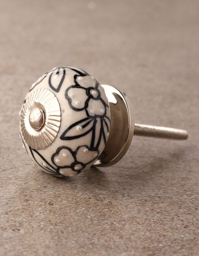 Round Black outline design Drawer knob – NEERJA INTERNATIONAL INC