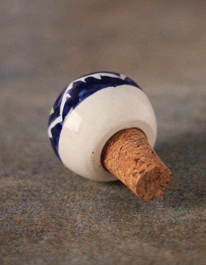 Exclusive Handmade Handpainted Ceramic Bottle Stopper (Sold In Set of 2 ...