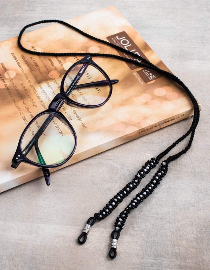 Eyeglasses Strings (Black) – NEERJA INTERNATIONAL INC