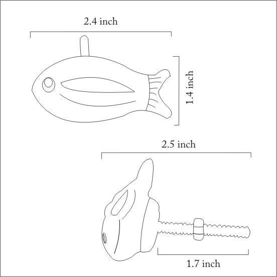 Colorful Spatter Ceramic Fish knob – NEERJA INTERNATIONAL INC