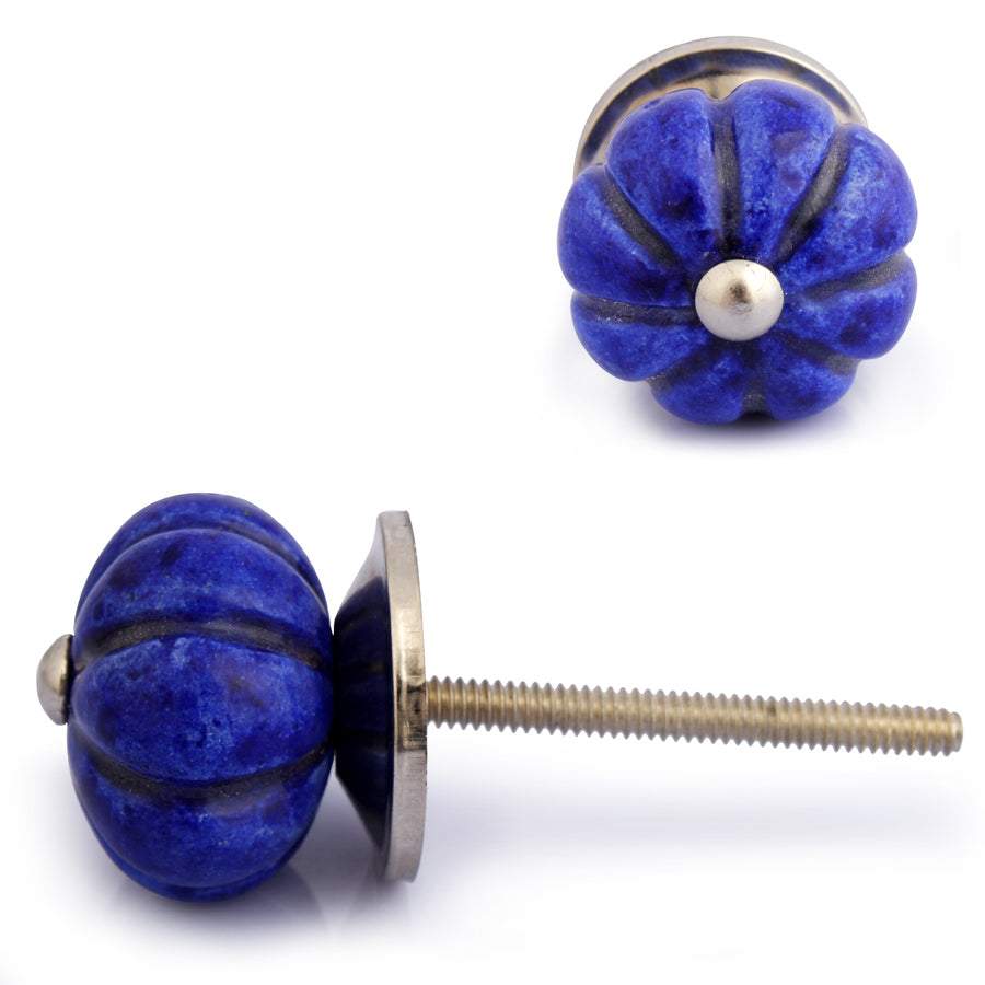 Blue Melon Shape knob (Small) – NEERJA INTERNATIONAL INC
