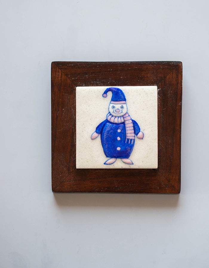 Wall Hanging 3x3 Embossed Snowman Design – NEERJA INTERNATIONAL INC