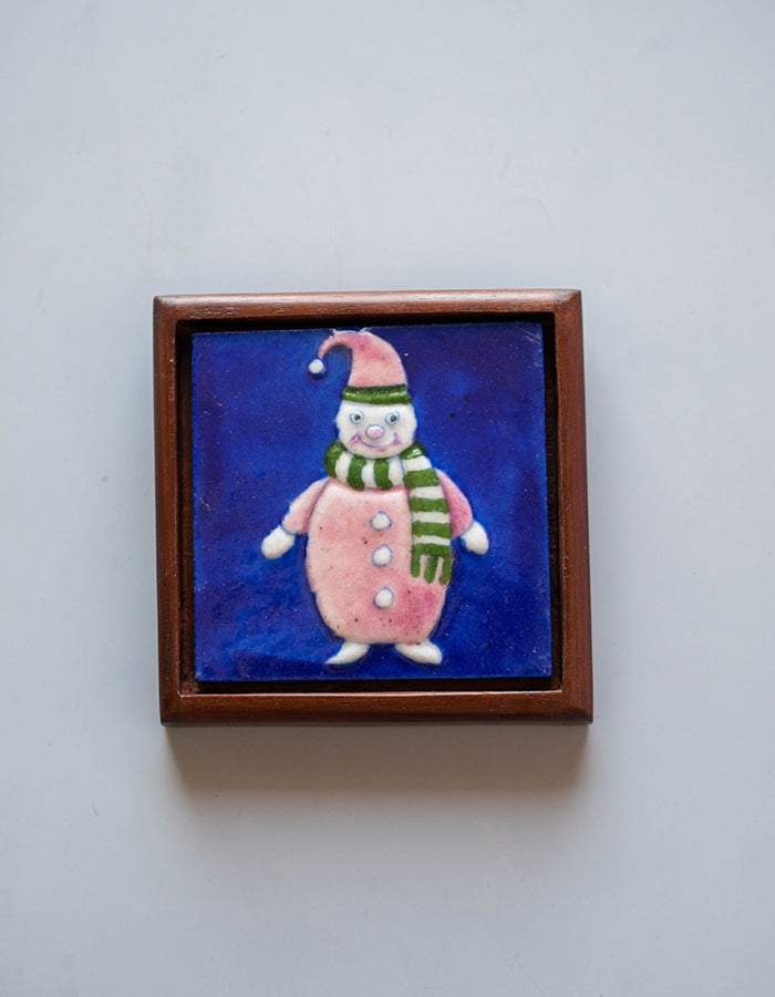 Wall Hanging 3x3 Embossed Snowman Design – NEERJA INTERNATIONAL INC