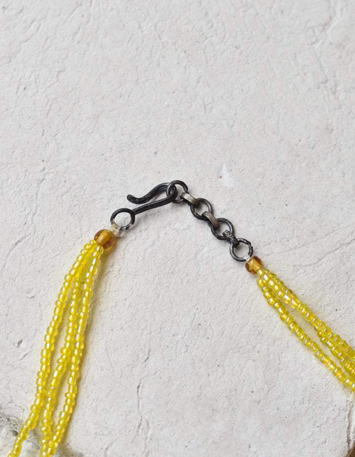 Long Necklace Japani Poth 3 Bead (Yellow – NEERJA INTERNATIONAL INC