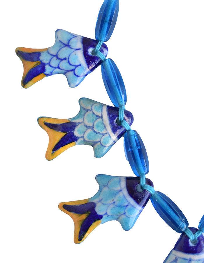 Premium 7 Fish Pendant Necklace Turquoise | Neerja – NEERJA ...