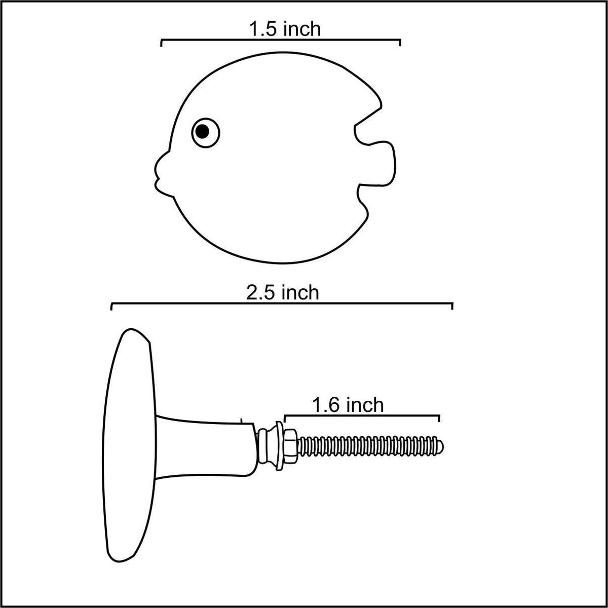 Fish Shape Metal Drawer Knob – NEERJA INTERNATIONAL INC